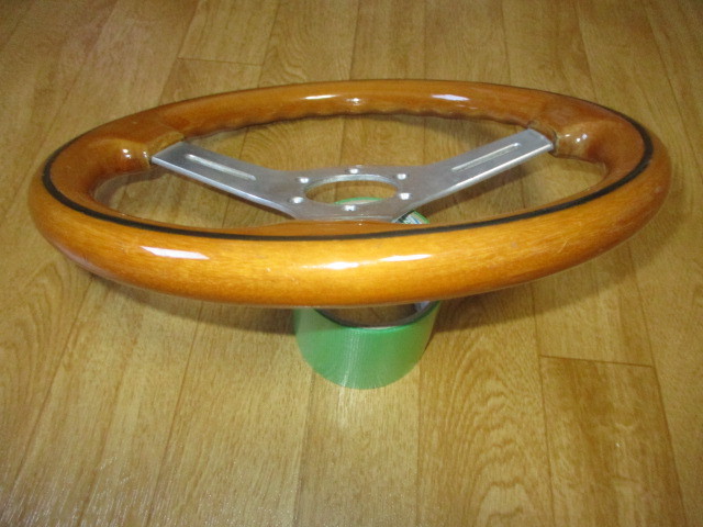 Yahoo!オークション - 希少・OBA 32.5 ナルディ―風・ウッドステアリン...