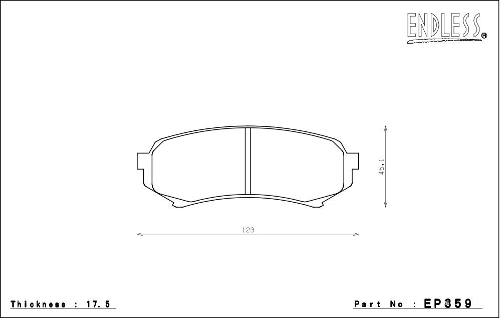 Yahoo!オークション - エンドレス MX72 ブレーキパッド 前後セット MX7...