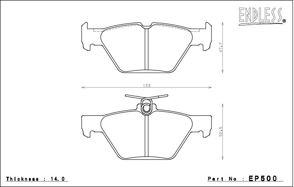Yahoo!オークション - エンドレス MX72 ブレーキパッド 前後セット MX7...