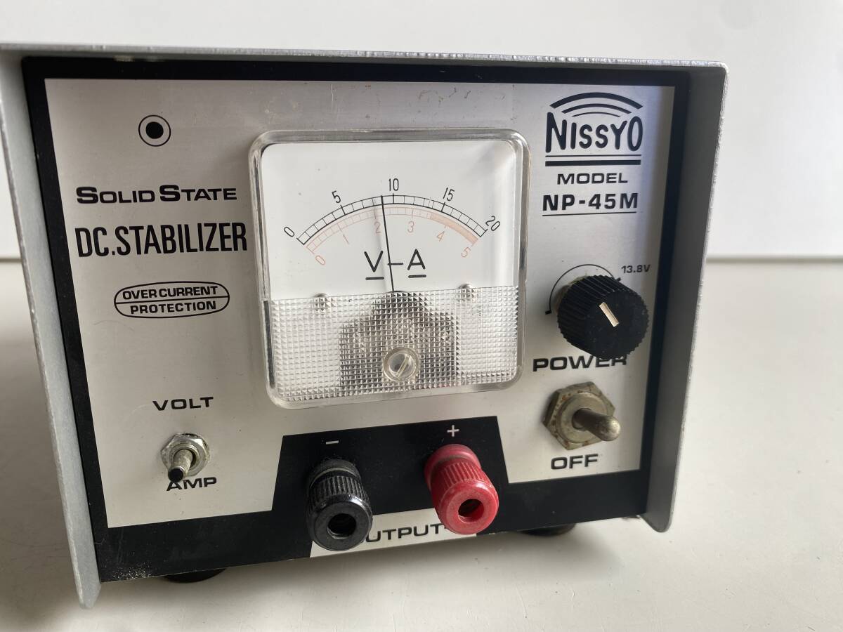 Yahoo!オークション - ⑰t379 NISSYO 日章工業 安定化電源 NP-45M SOLI...