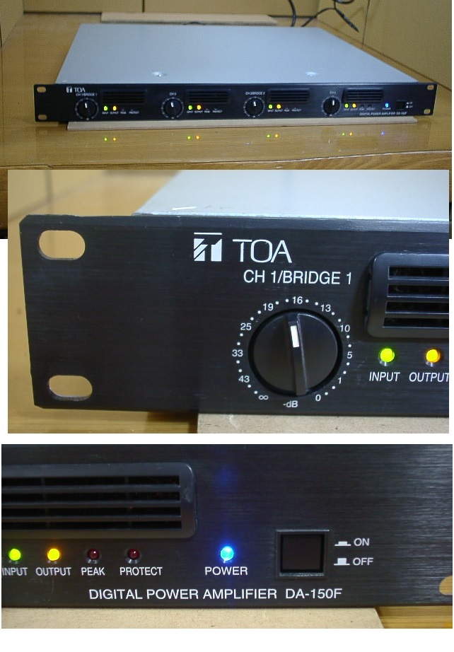 条件付き返品可 音出し確認済み 電源コード：無 TOA DA-150F デジタルパワーアンプ 1台(パワーアンプ)｜売買されたオークション情報、yahooの商品情報をアーカイブ公開 ...