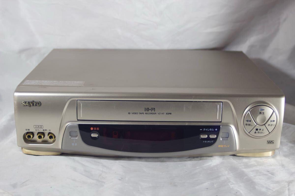 Yahoo!オークション - SANYO サンヨー VHSデッキ ビデオデッキ カセッ...