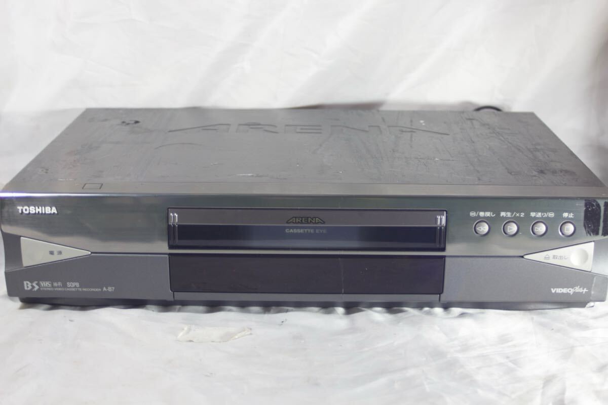 Yahoo!オークション - 完動品 TOSHIBA 東芝 VHSデッキ ビデオデッキ カ...