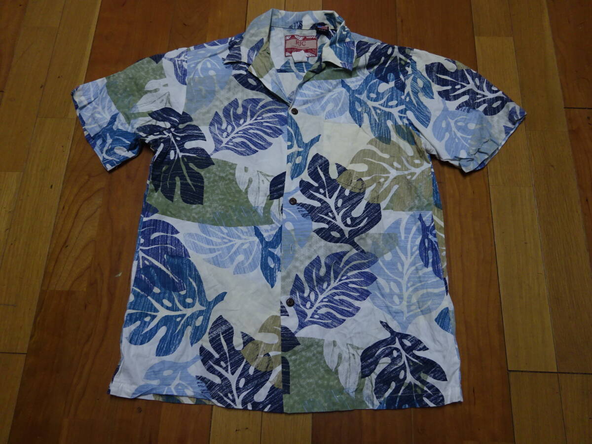 Yahoo!オークション - き-362 RJC 半袖アロハシャツ 半袖シャツ サイ...