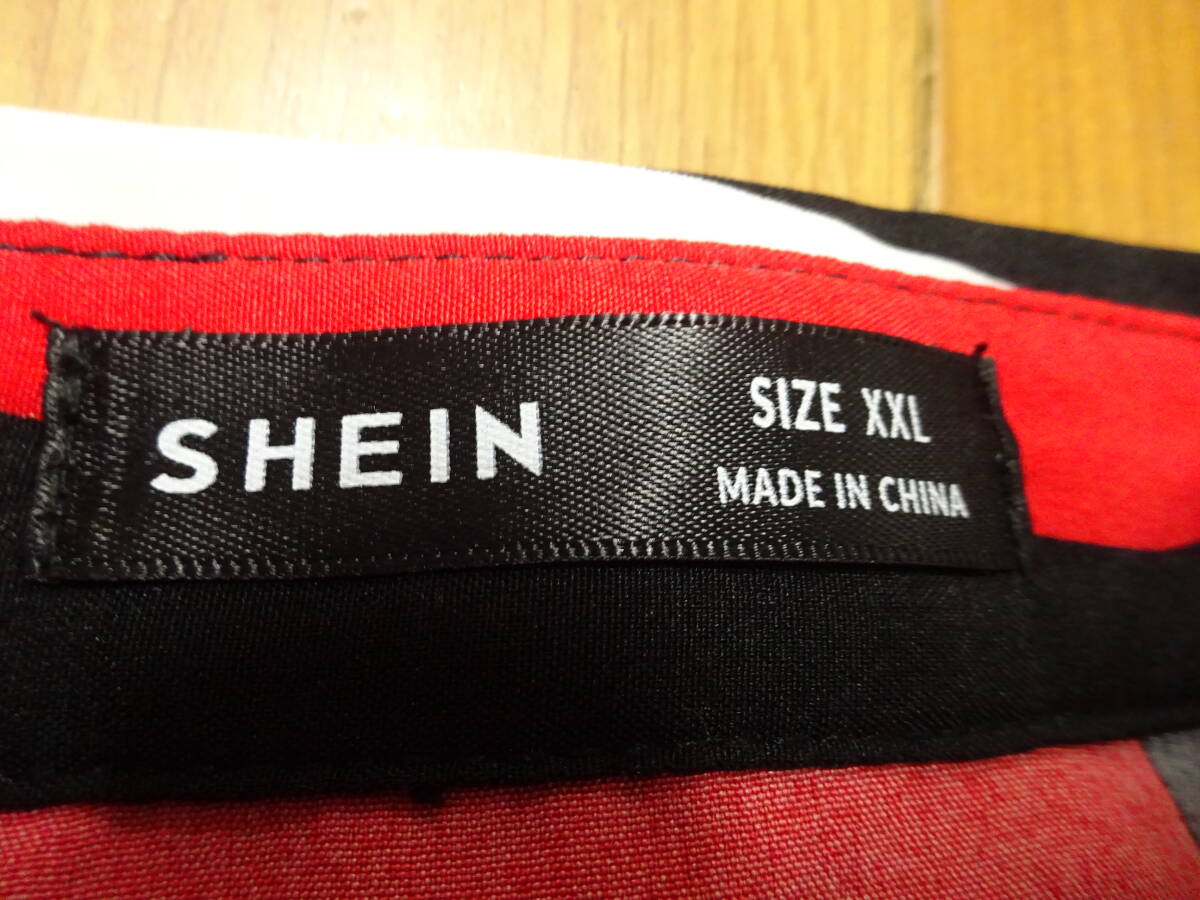 Yahoo!オークション - き-373 SHEIN 半袖シャツ サイズXXL