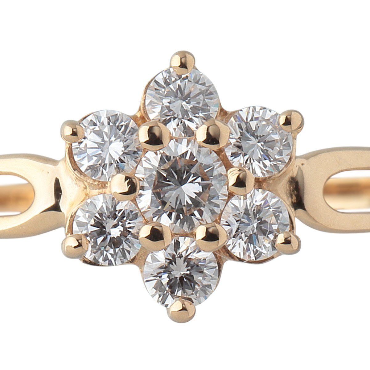 Yahoo!オークション - ミキモト ダイヤ リング フラワー 13号 0.34ct K...