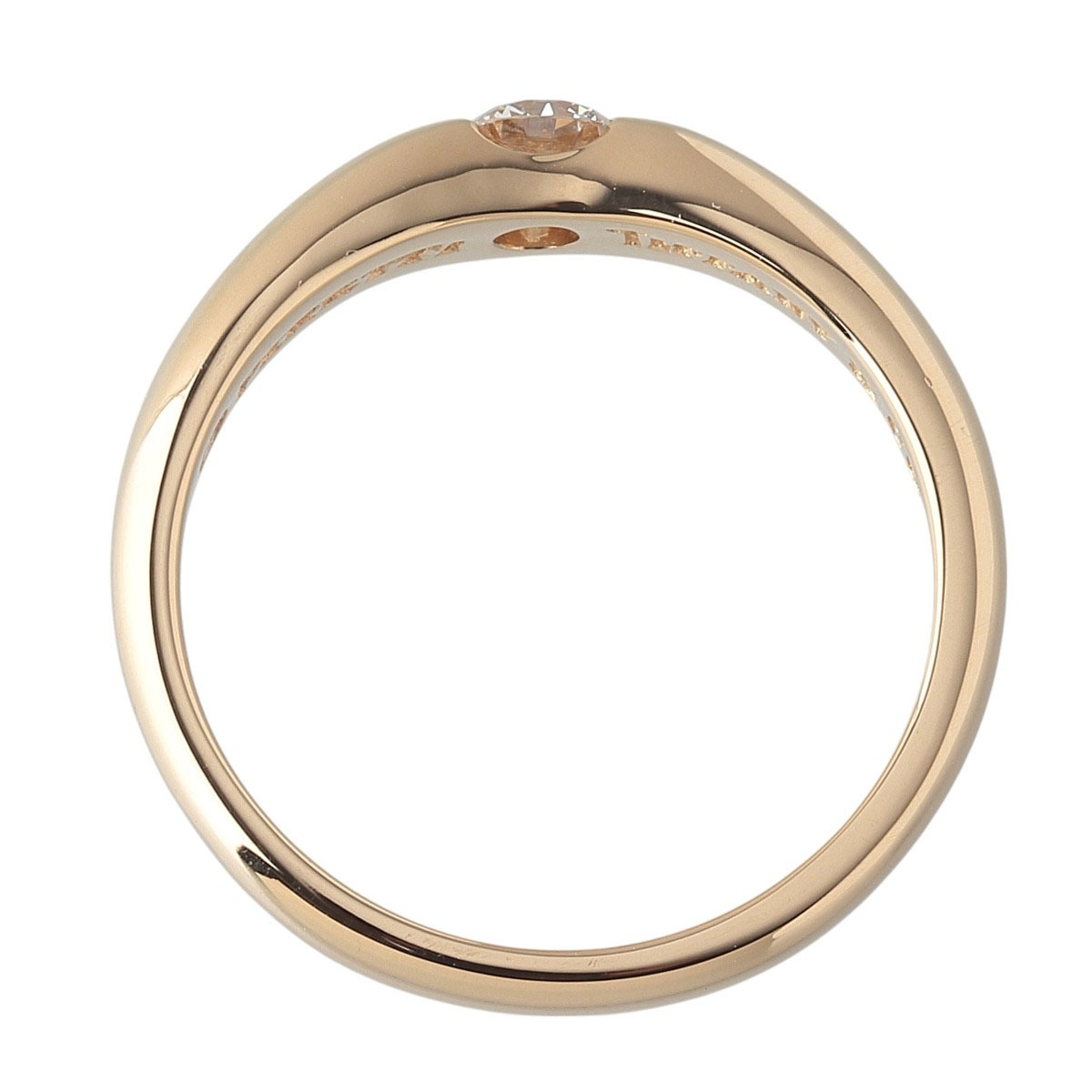 Yahoo!オークション - ティファニー ダイヤ リング カーブド 1PD 11号...