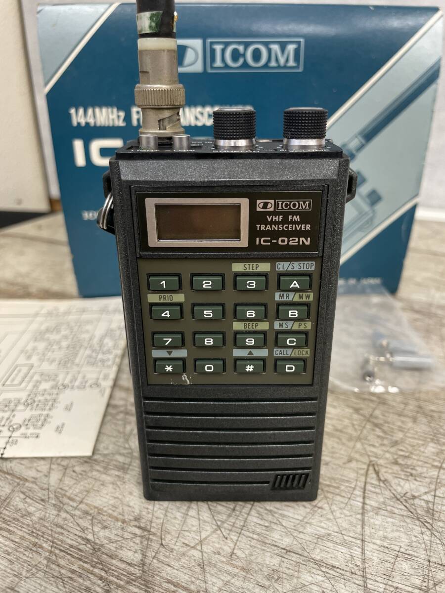 Yahoo!オークション - ICOM IC-02N 144MHz FM TRANSCEIVER