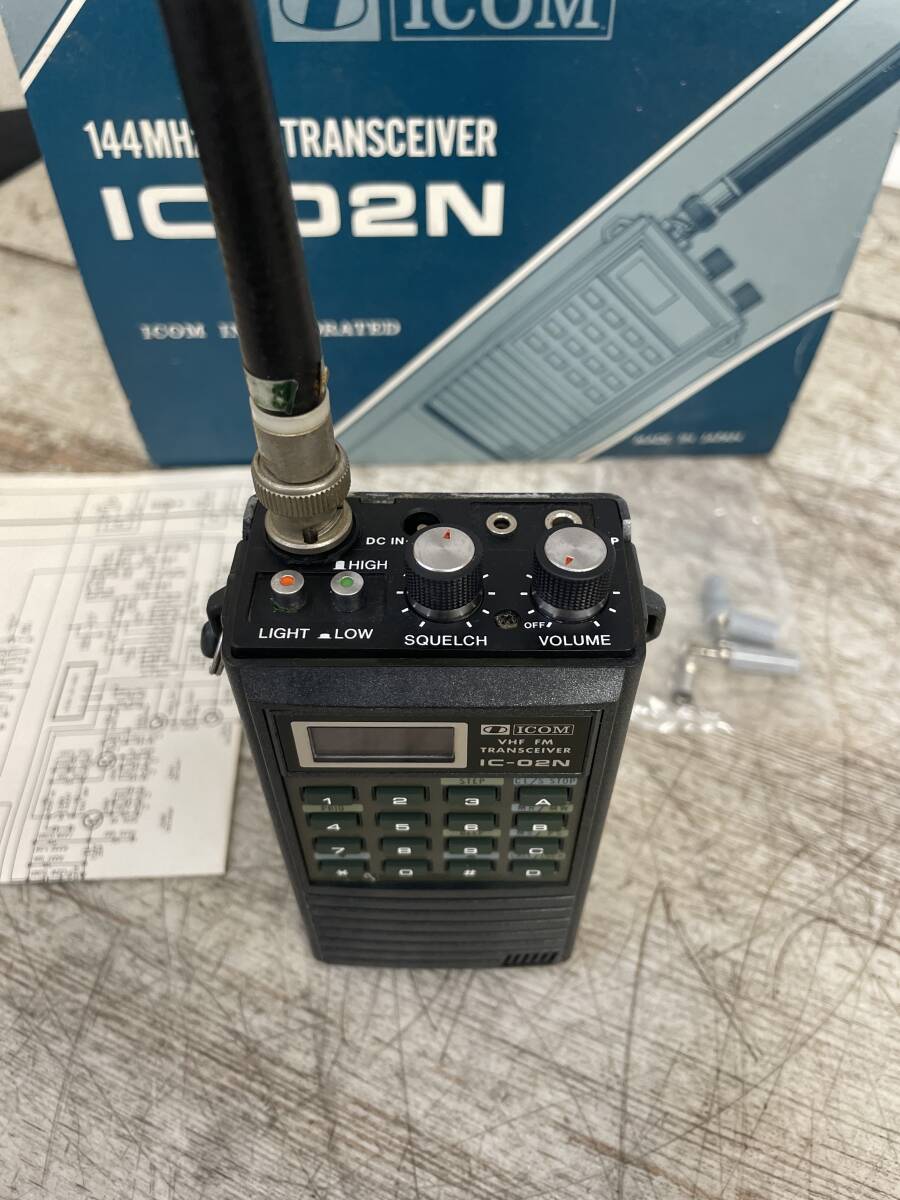 Yahoo!オークション - ICOM IC-02N 144MHz FM TRANSCEIVER