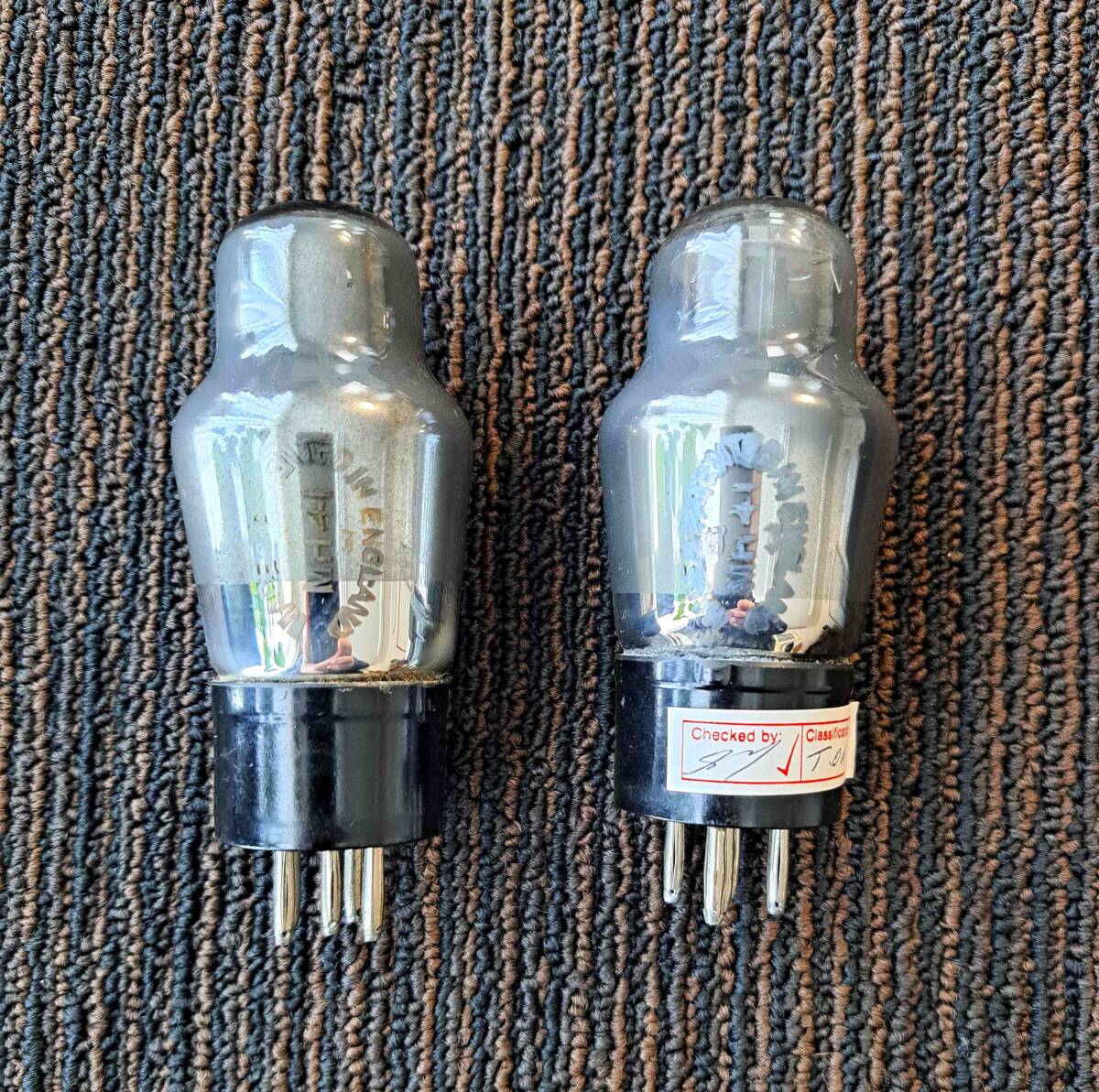 Yahoo!オークション - 英国ビンテージ管 MH41 2本セット 中古品 白箱