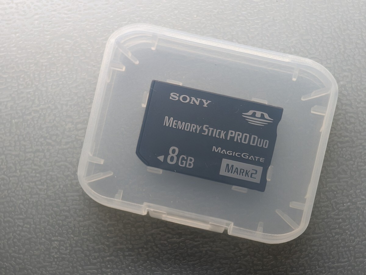 Yahoo!オークション - SONY Memory Stick PRO Duo 8GB MS-MT8G ケース...