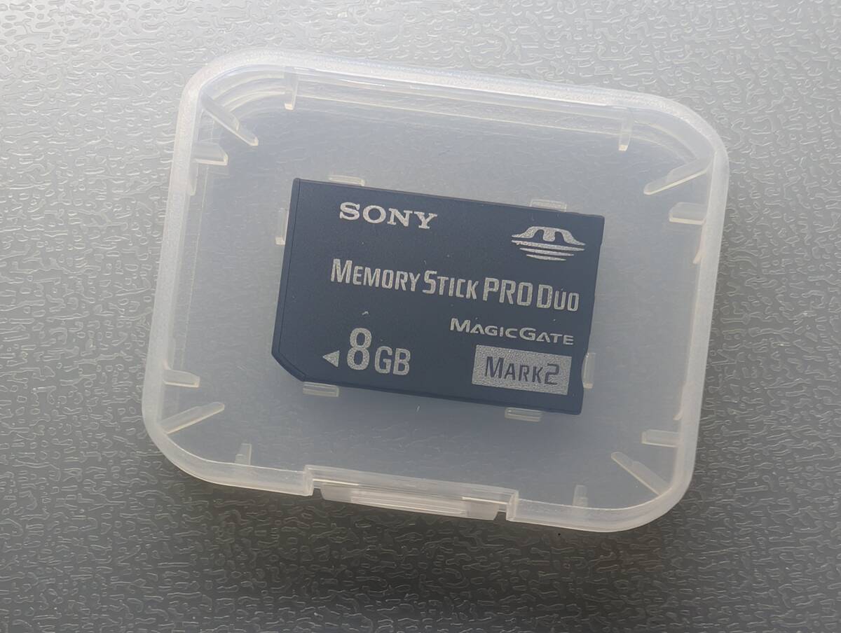 Yahoo!オークション - SONY Memory Stick PRO Duo 8GB MS-MT8G ケース...