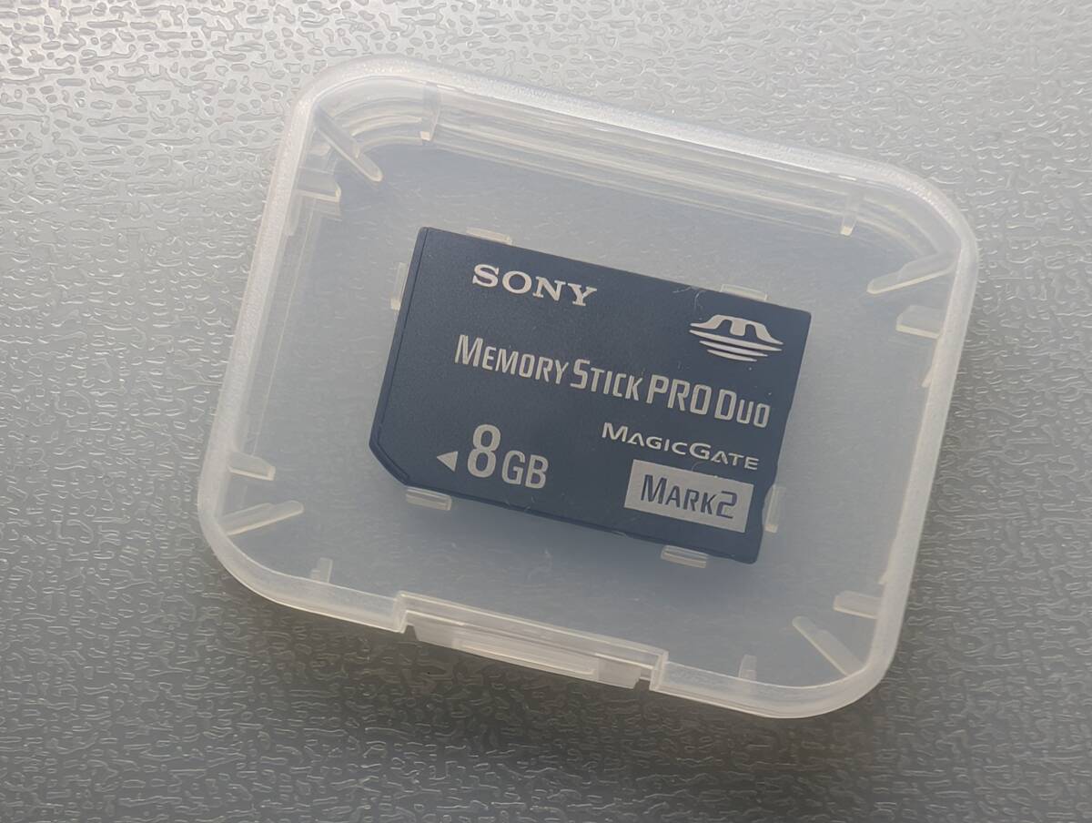Yahoo!オークション - SONY Memory Stick PRO Duo 8GB MS-MT8G ケース...