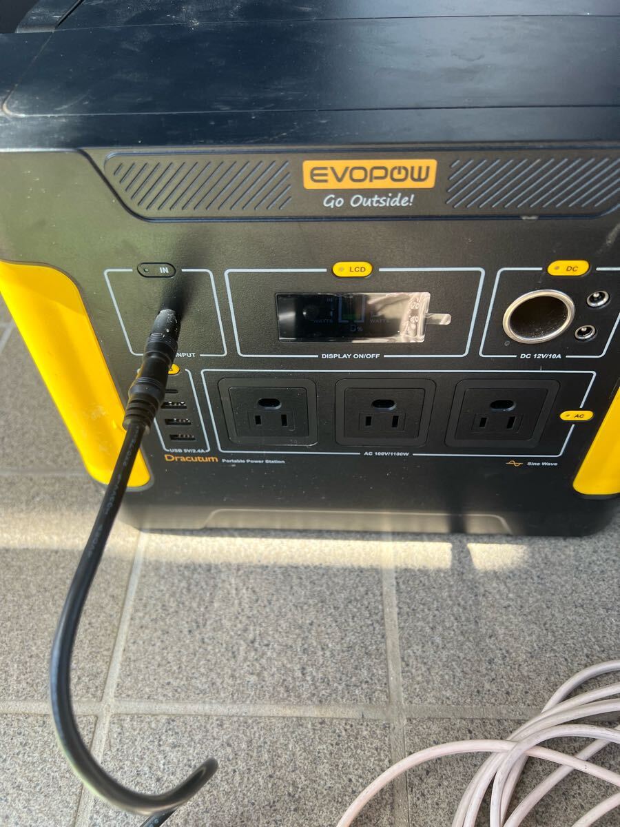 Yahoo!オークション - EVOPOW ポータブル電源 E1000 AC1000W 1024Wh 防...