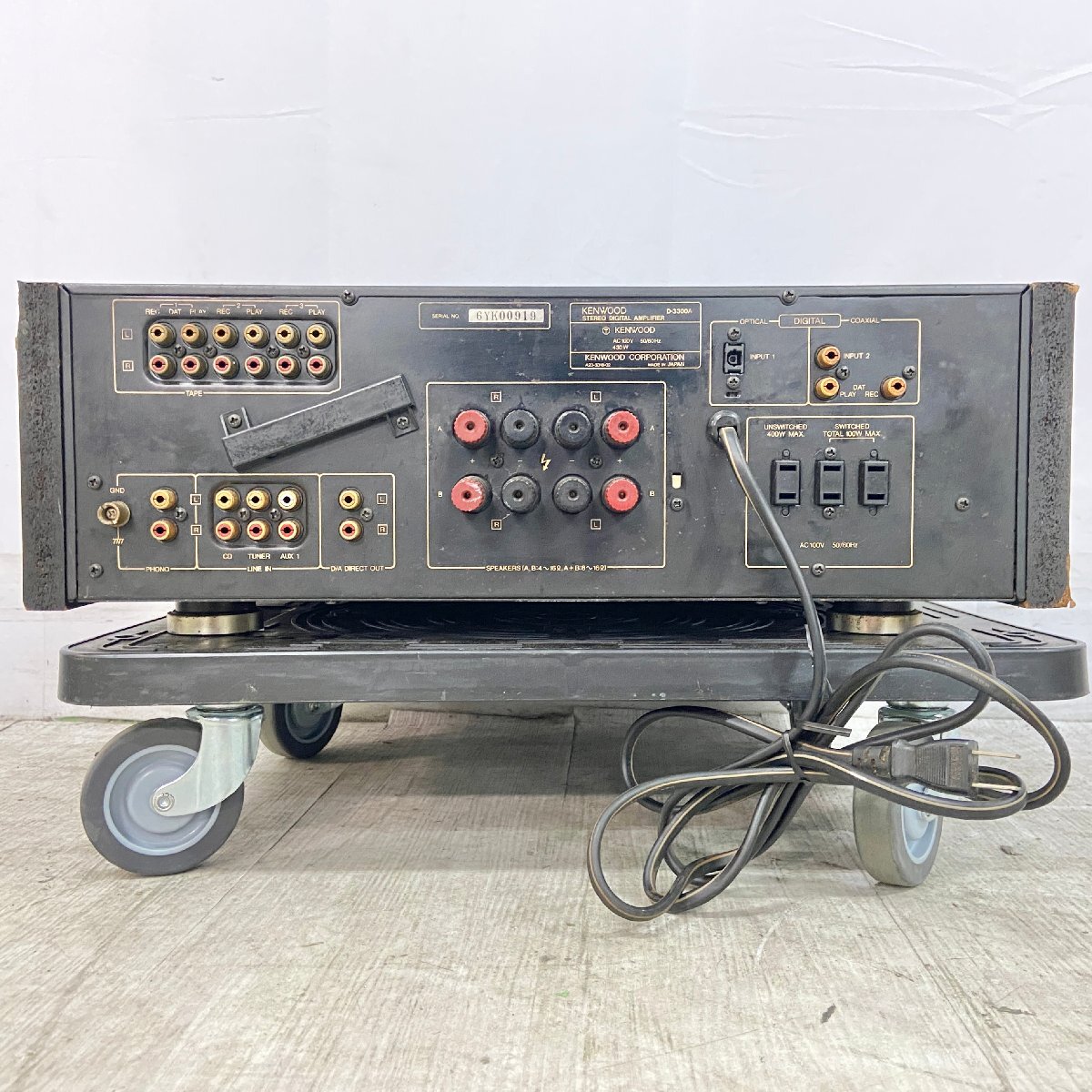 Yahoo!オークション - 【 J 】5946 KENWOOD D-3300A プリメインアンプ ...