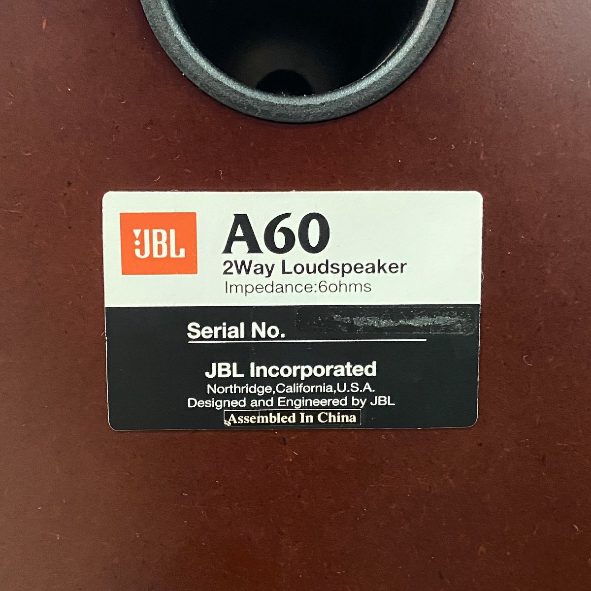 Yahoo!オークション - 【 C 】6095 JBL A60 スピーカー ペア ジェービ...