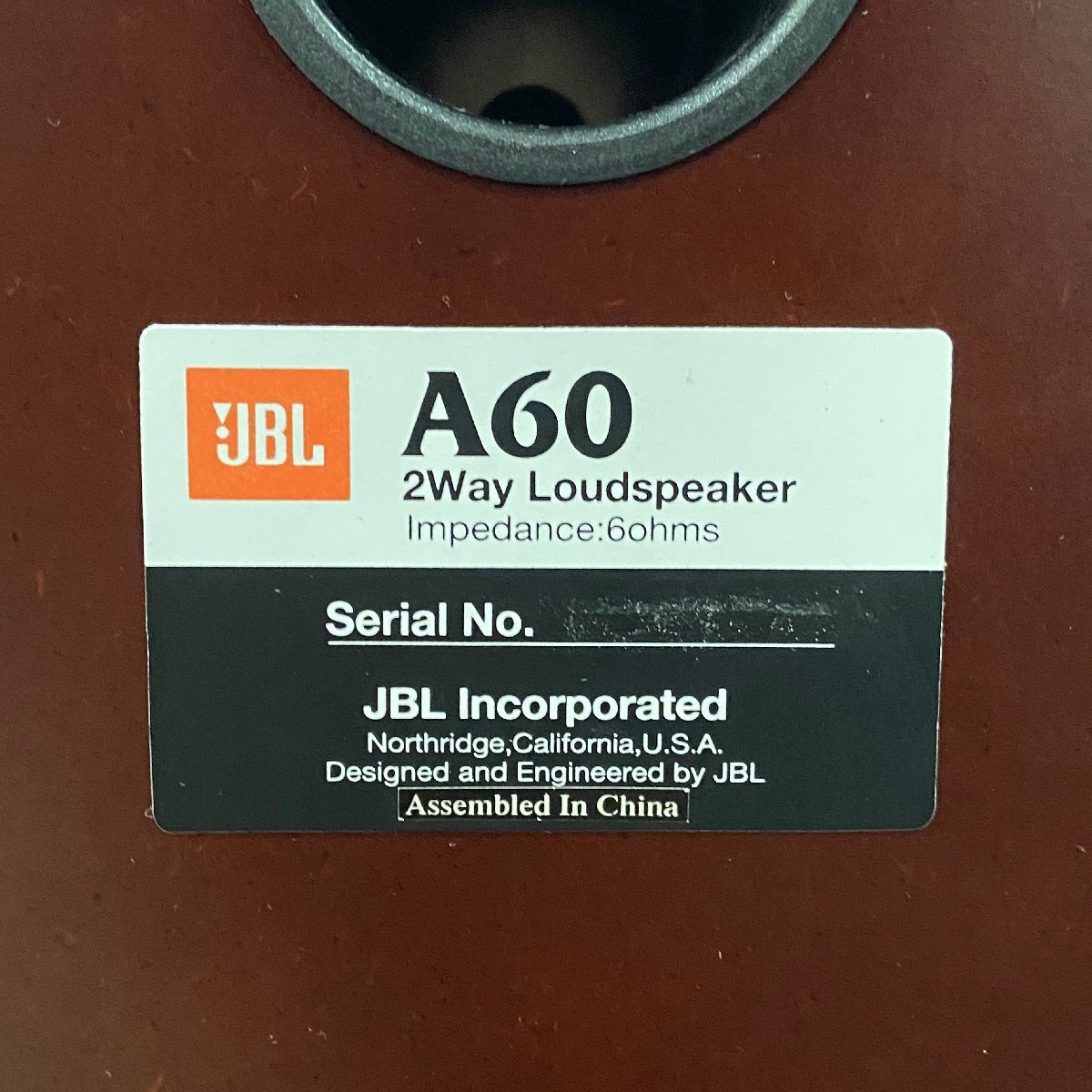 Yahoo!オークション - 【 C 】6095 JBL A60 スピーカー ペア ジェービ...