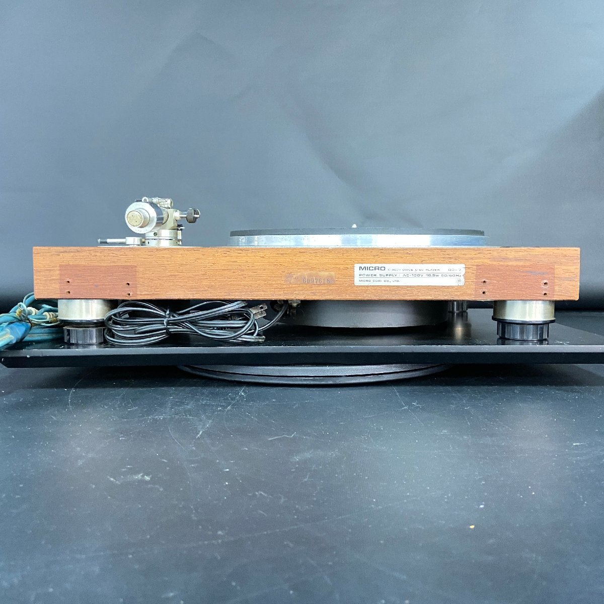 Yahoo!オークション - 【 D 】6217 MICRO DD-7 ターンテーブル マイク...