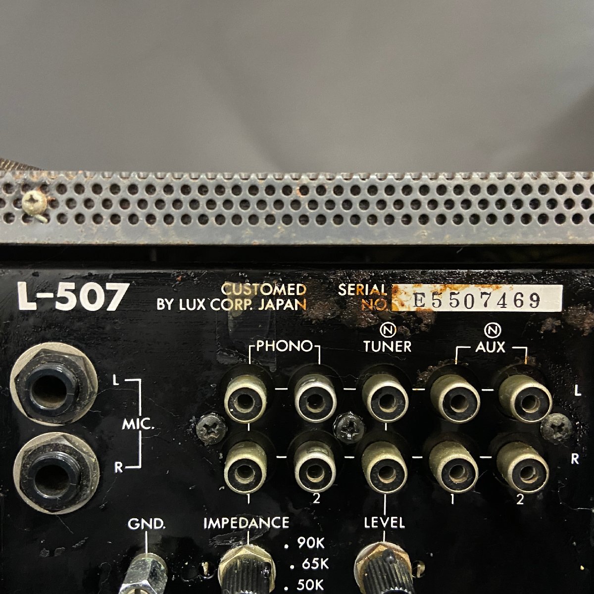 Yahoo!オークション - 【 J 】6587 LUXMAN L-507 プリメインアンプ ラ...