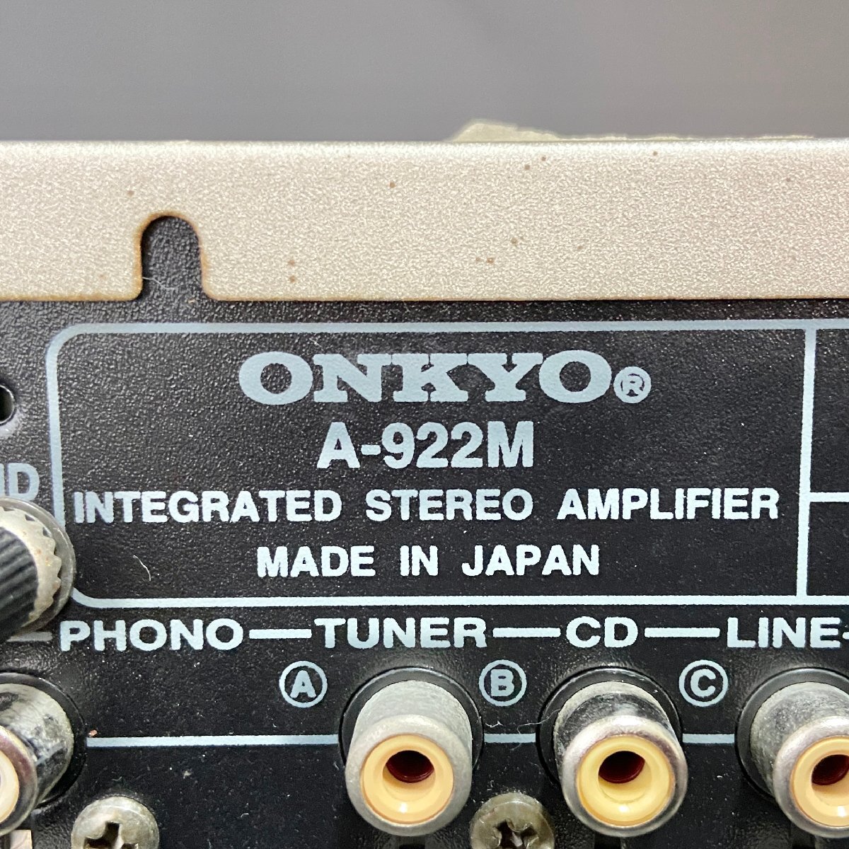 Yahoo!オークション - 【 C 】6659 ONKYO A-922M プリメインアンプ オ...