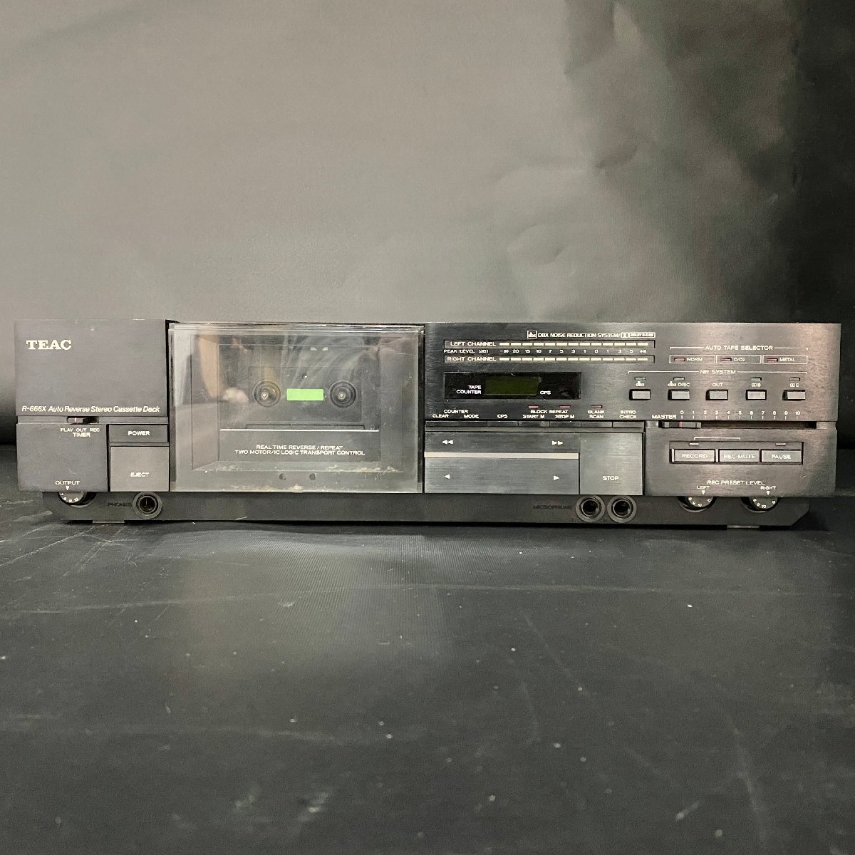 Yahoo!オークション - 【 J 】6884 TEAC R-666X カセットデッキ ティア...