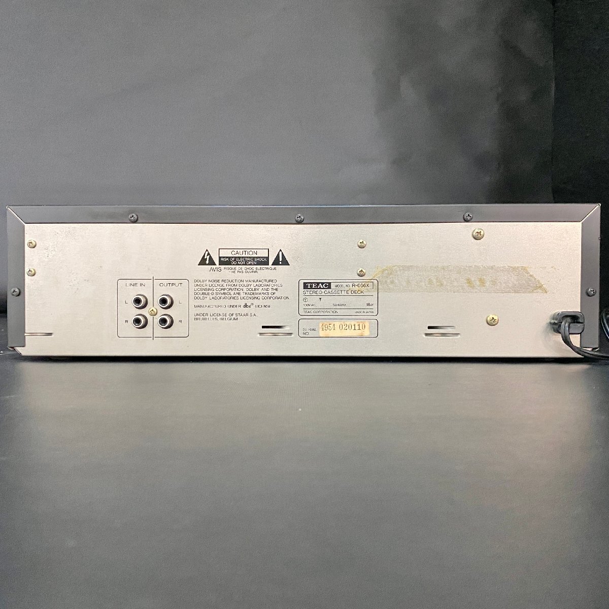 Yahoo!オークション - 【 J 】6884 TEAC R-666X カセットデッキ ティア...