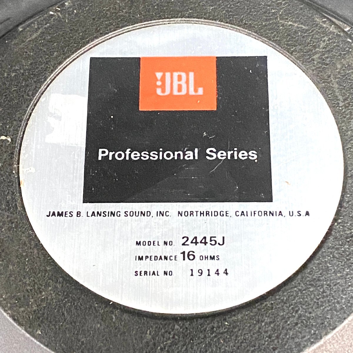 Yahoo!オークション - 【 C 】6995 JBL 2445J ドライバーユニット ペア...