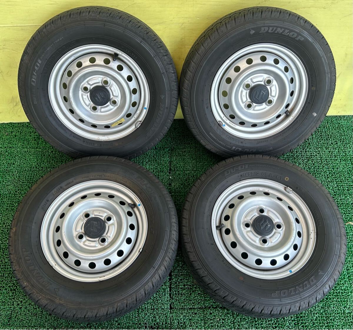 Yahoo!オークション - 145R12 6PR LT 2020年ノーマル ダンロップ 4本...