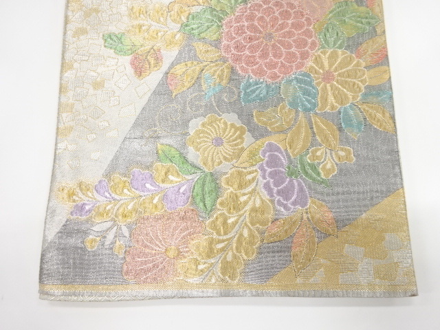 佐賀錦 箔散らしに辻ヶ花模様織り出し 振袖用 袋帯 (DAF1FU-002 佐賀錦 箔散らしに辻ヶ花模様織り出し 振袖用 袋帯 (DAF1FU-002