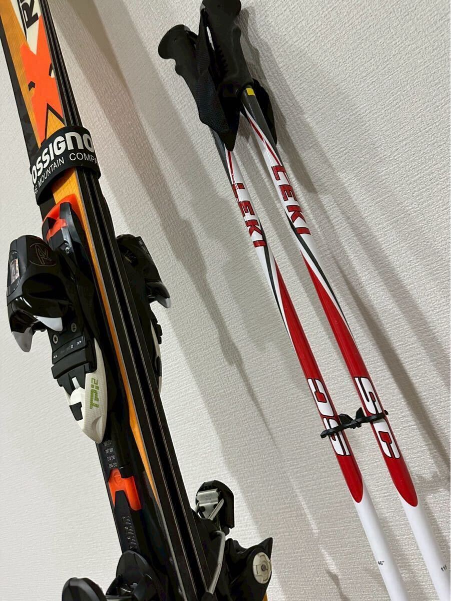 Yahoo!オークション - 【美品】ROSSIGNOL WC9160 124-80-12 杖115cm ス...