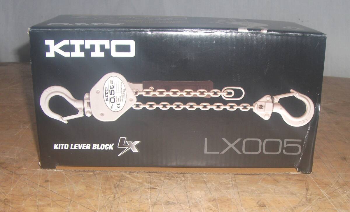 Yahoo!オークション - キトー(KITO) レバーブロックLX形 500kg x 1.2m ...