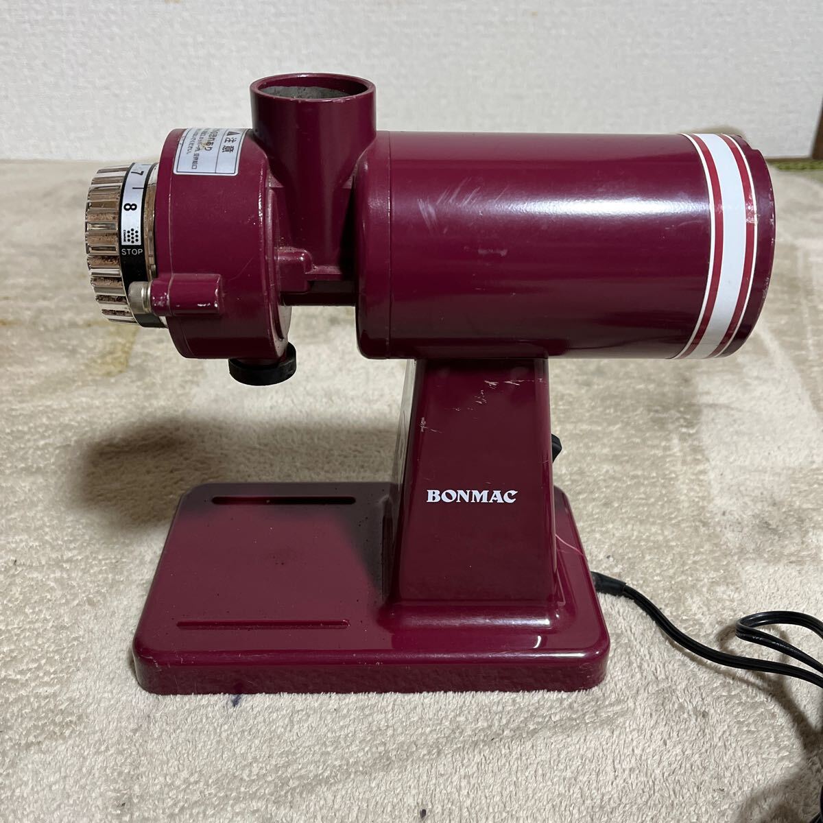 Yahoo!オークション - BONMAC コーヒーミル BM-250N 電動コーヒーミル ...