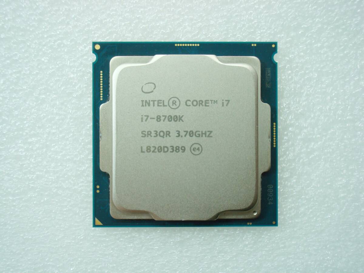 Yahoo!オークション - Intel Core i7-8700K 3.70GHz SR3QR LGA1151 CPU
