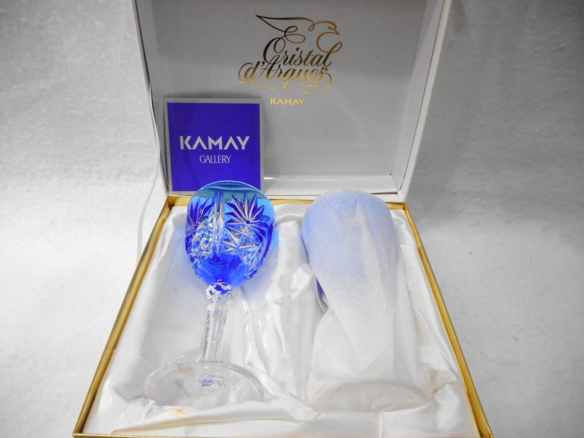 Yahoo!オークション - KAMAY カメイグラス 切子 クリスタルグラス ワ...