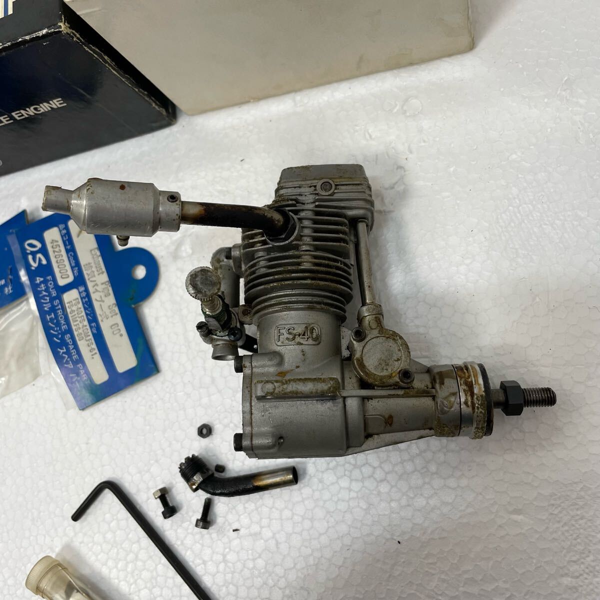 Yahoo!オークション - 小川精機 OS FS-40 4ストローク エンジン 箱付き