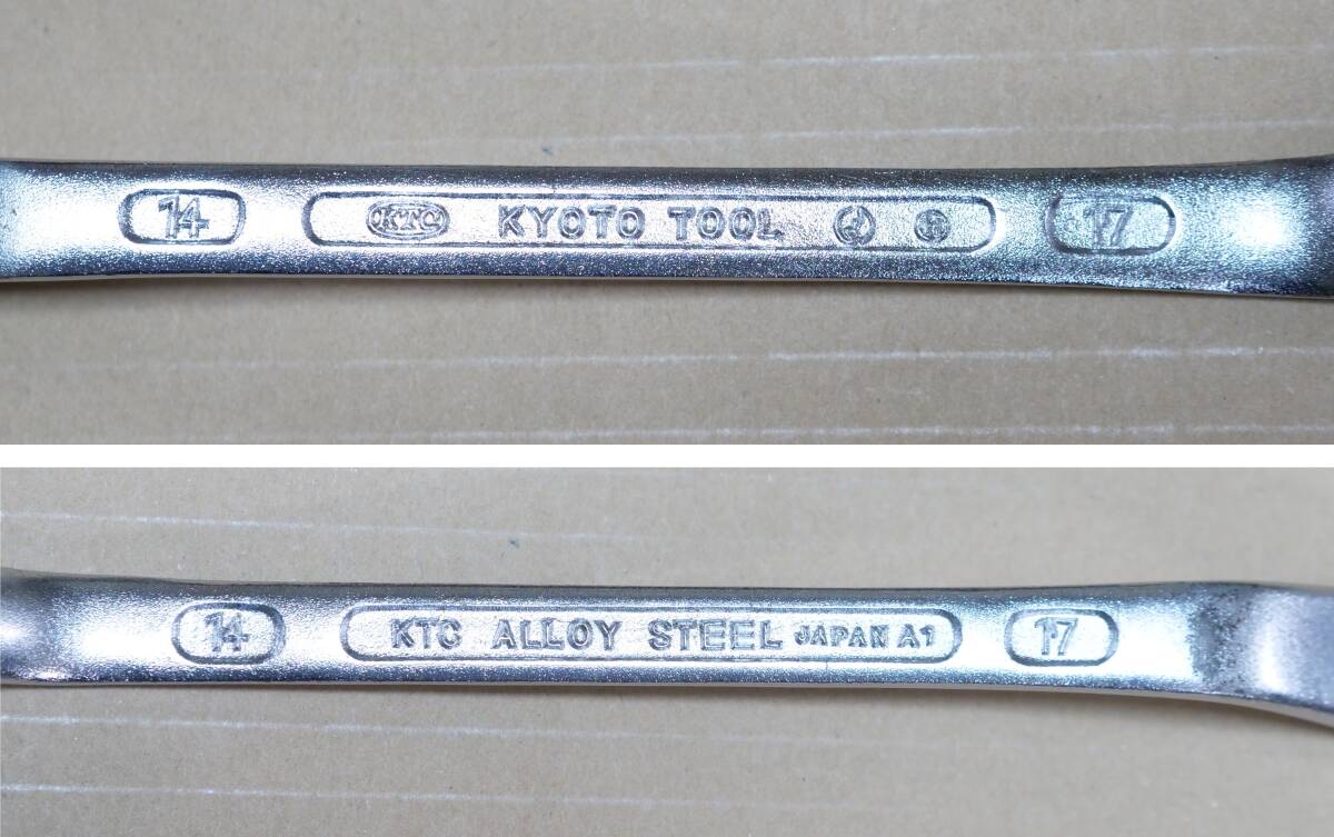 Yahoo!オークション - KTC 14 17 mm メガネ レンチ 旧ロゴ JIS マーク ...