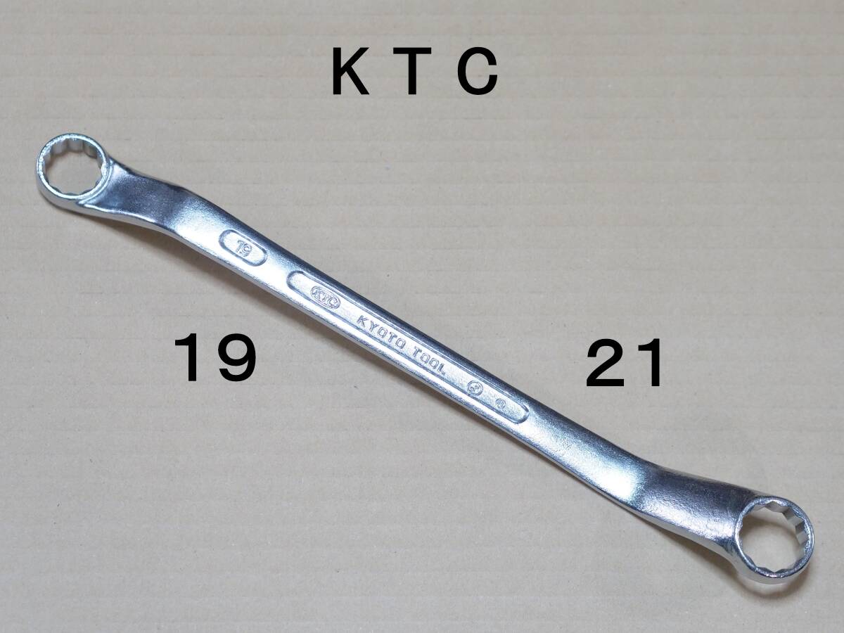 Yahoo!オークション - KTC 19 21 mm メガネ レンチ 旧ロゴ JIS マーク ...