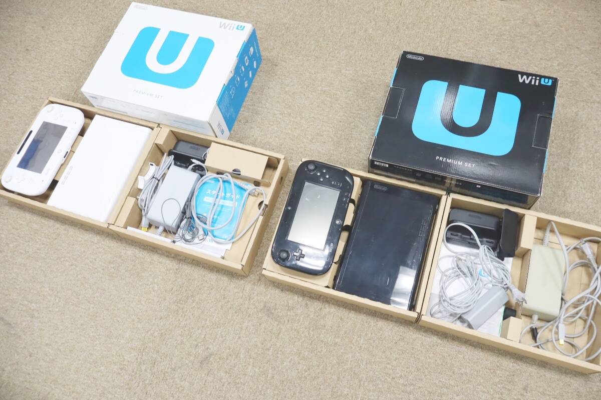 Yahoo!オークション - 任天堂 WiiU 本体 プレミアムセット 32GB ブラッ...