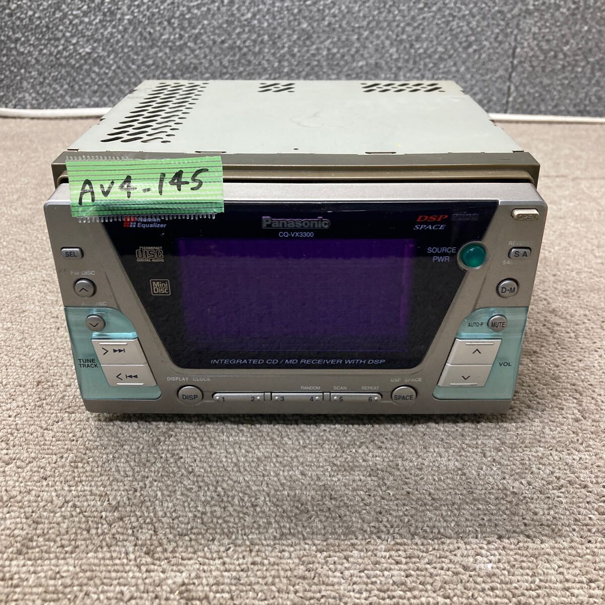 Yahoo!オークション - AV4-145 激安 カーステレオ Panasonic CQ-VX3300...