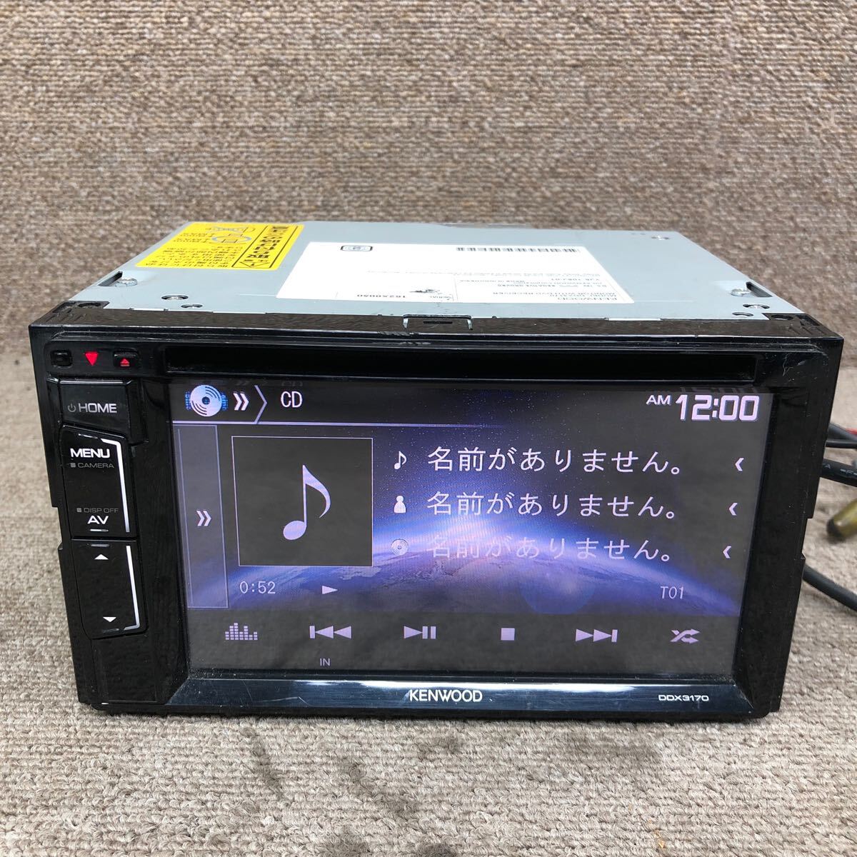 Yahoo!オークション - AV4-171 激安 カーステレオ DVDプレーヤー KENWO...