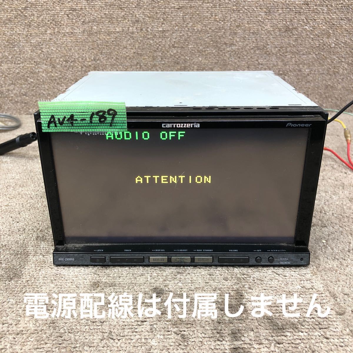 Yahoo!オークション - AV4-189 激安 カーナビ Carrozzeria Pioneer AVI...