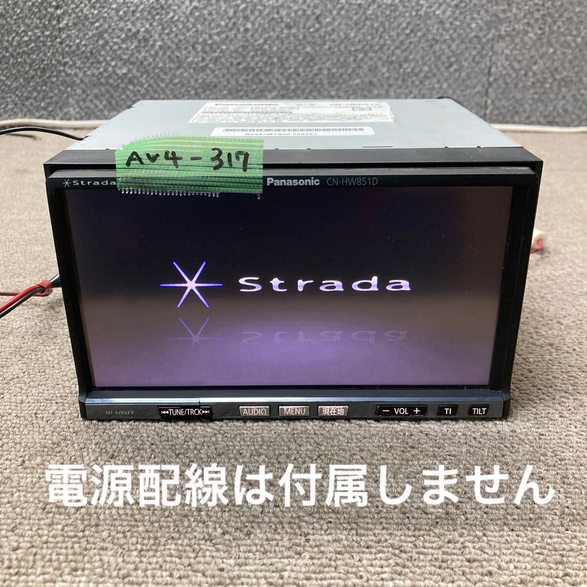 Yahoo!オークション - AV4-317 激安 カーナビ Panasonic Strada CN-HW8...