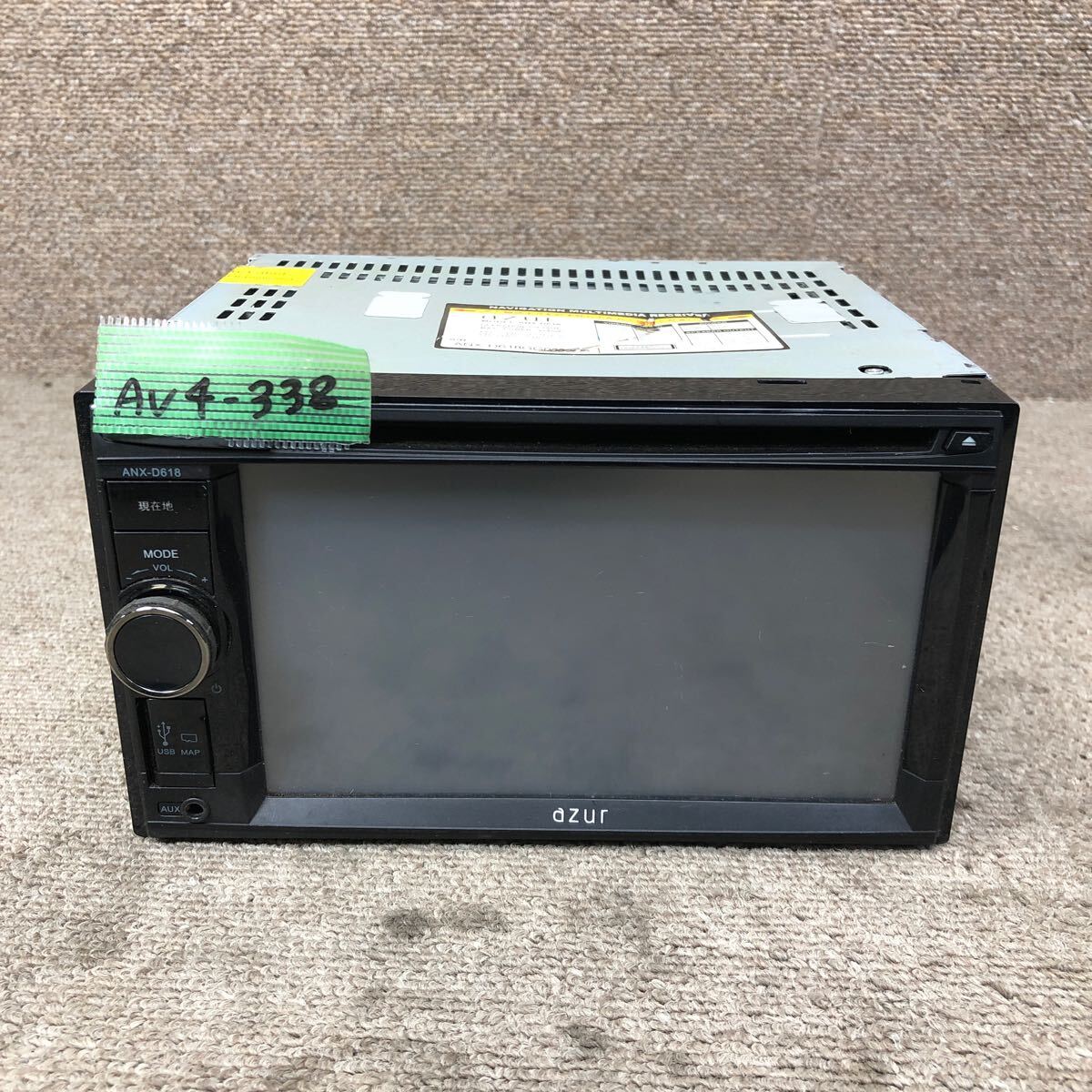 Yahoo!オークション - AV4-338 激安 カーナビ azur アズール ANX-D618 ...