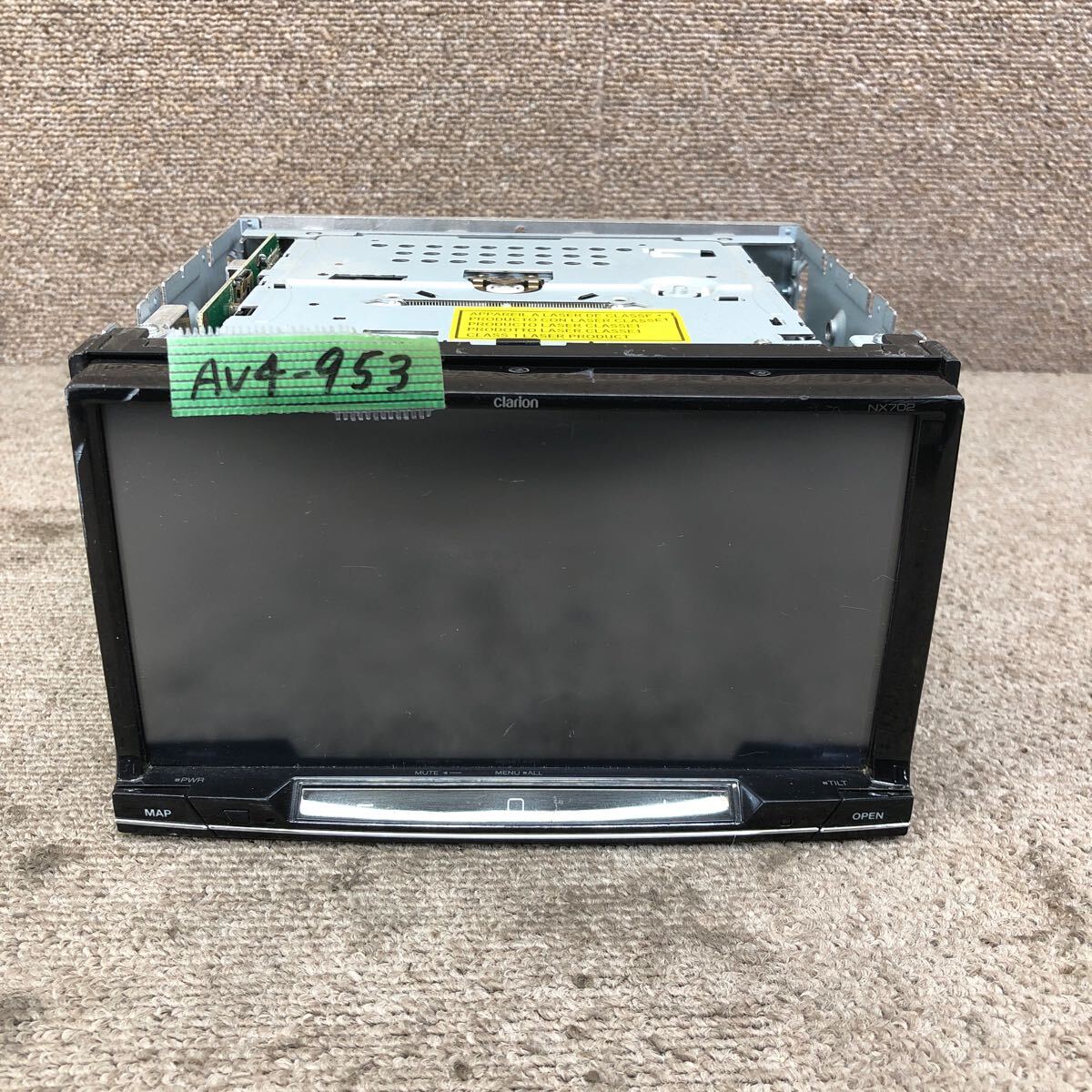 Yahoo!オークション - AV4-953 激安 カーナビ clarion NX702 0017774DC...