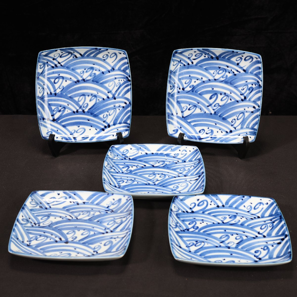 Yahoo!オークション - 【珍品堂】1円から D036 有田焼 源右衛門 染付 ...