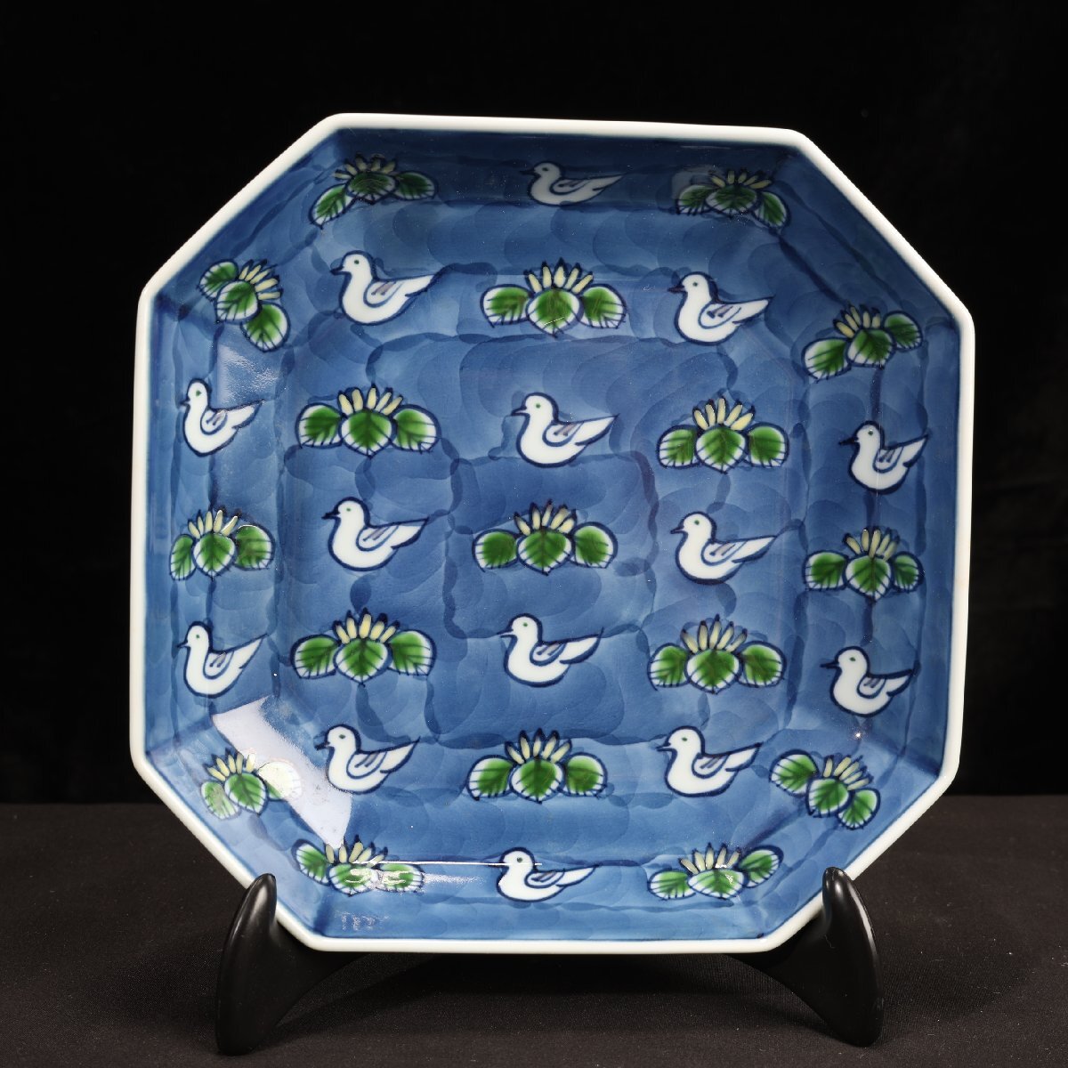 Yahoo!オークション - 【珍品堂】1円から E059 有田焼 源右衛門窯 染錦...