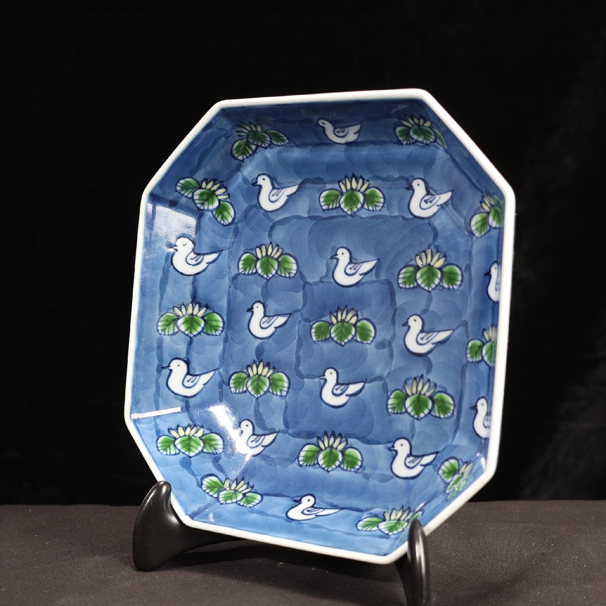 Yahoo!オークション - 【珍品堂】1円から E059 有田焼 源右衛門窯 染錦...