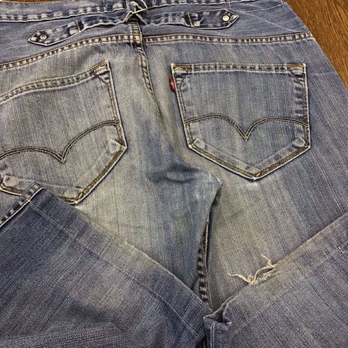Yahoo!オークション - 【GD316】Levi's 503 W34 L34 色落ち加工 シンチ...
