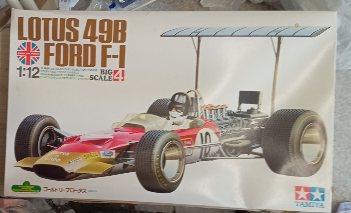 Yahoo!オークション - タミヤ 1/12 ゴールドリーフロータス 49B デカー...