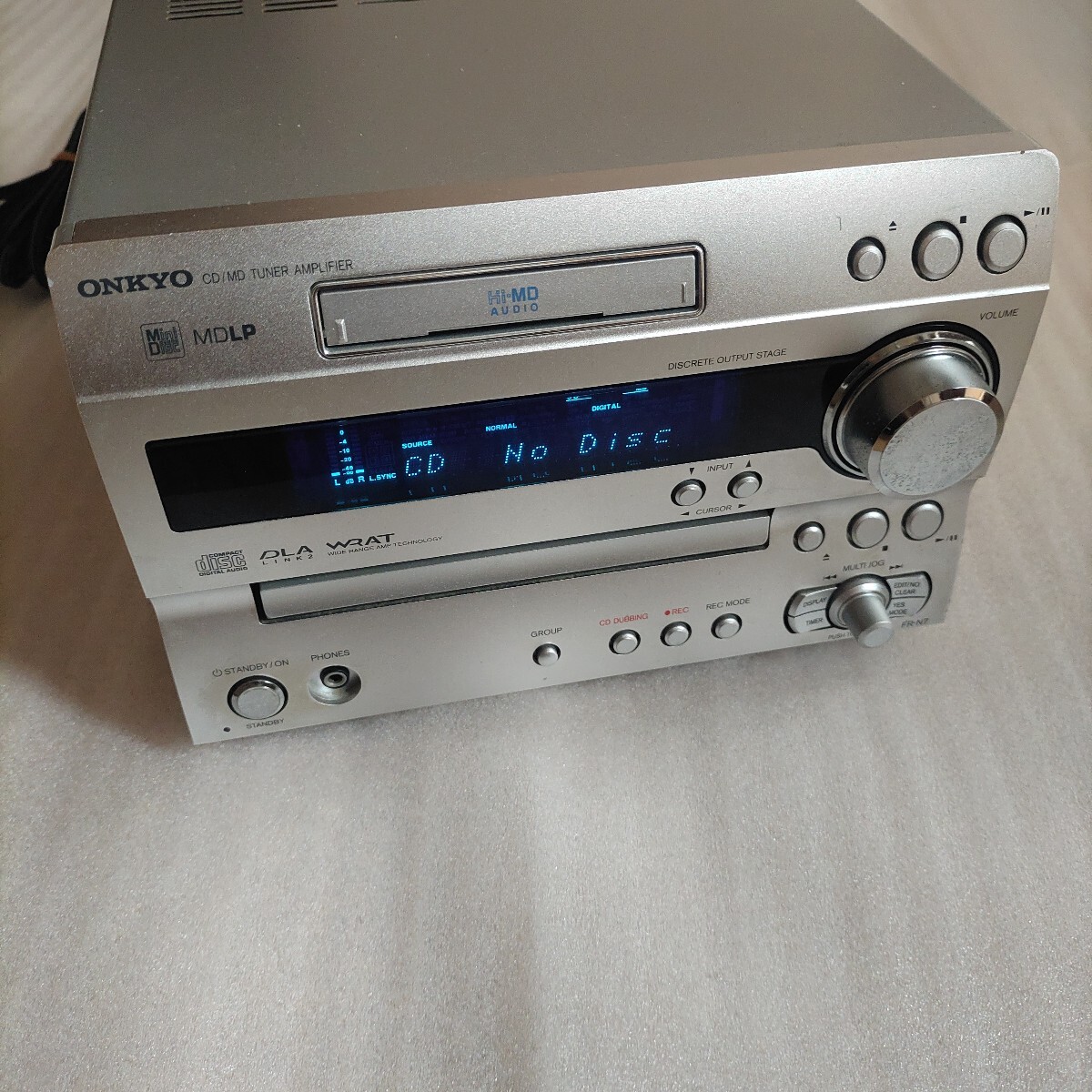 Yahoo!オークション - 送料無料 ONKYO オンキョー FR-N7 D-N7 CD MDチ...